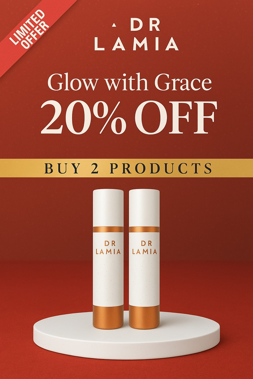 Pack of 2 Cleansing Cream Mousse – Dr Lamia